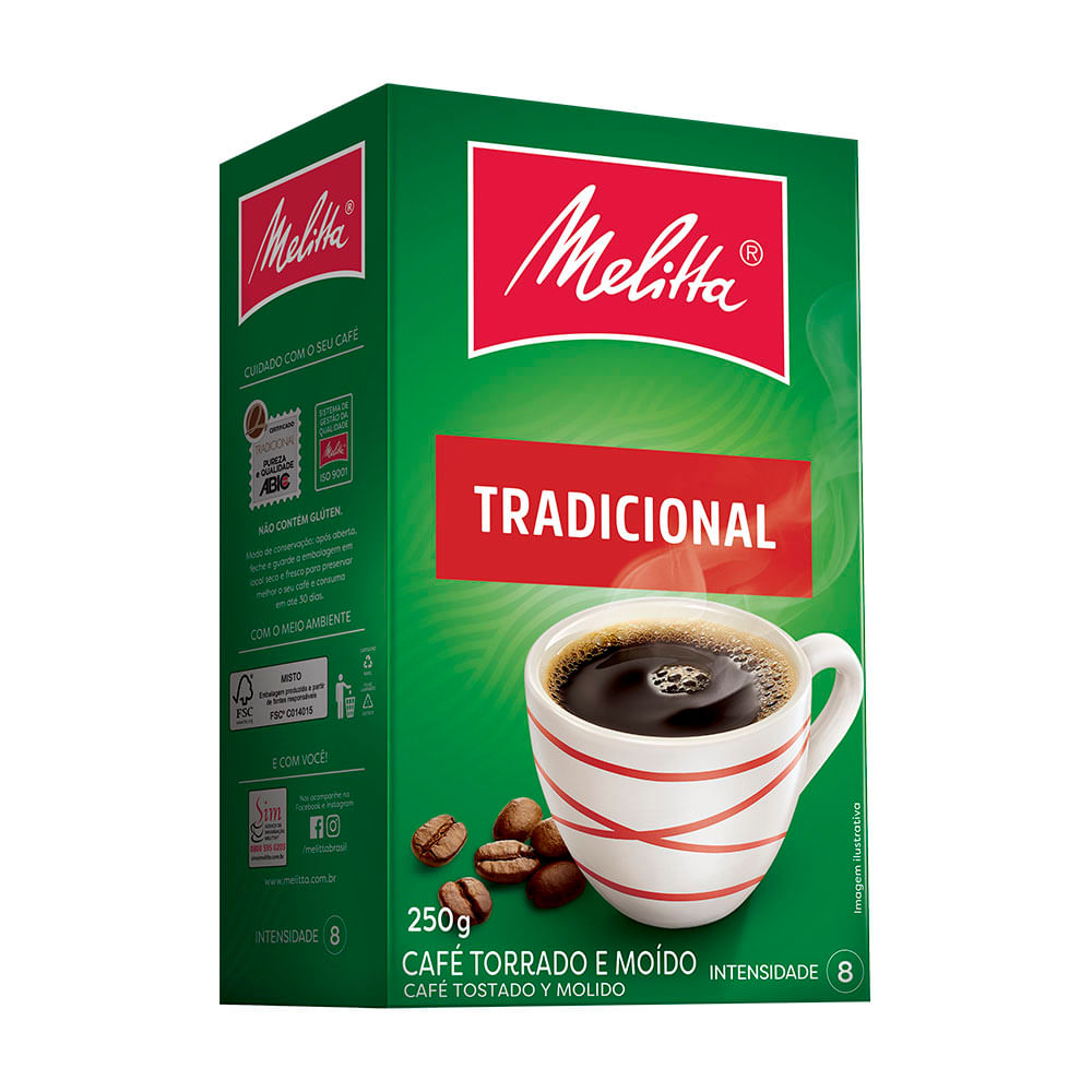 Café Melitta® Tradicional Vácuo 250g - lojamelitta