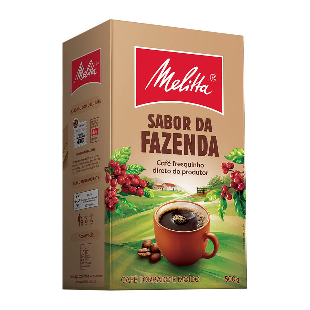 Café Melitta® Sabor da Fazenda Vácuo 500g - lojamelitta